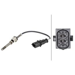 Hella Sensor, Abgastemperatur 6pt358181181 f&uuml;r DAEWOO Opel
