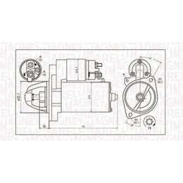 MAGNETI MARELLI Starter 063721202010 f&uuml;r Mercedes