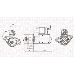 MAGNETI MARELLI Starter 063721253010 f&uuml;r ROVER