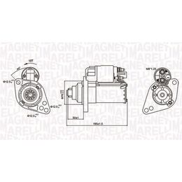 MAGNETI MARELLI Starter 063721294010 f&uuml;r VW
