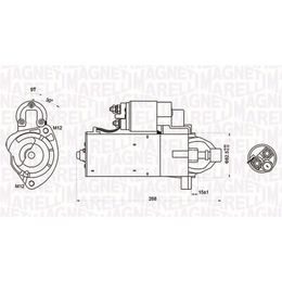 MAGNETI MARELLI Starter 063721423010 f&uuml;r VW