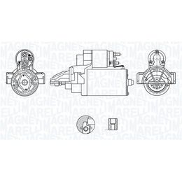 MAGNETI MARELLI Starter 063721421010 f&uuml;r Ford Fiat LAND ROVER Citro&euml;n Peugeot Citro&euml;n/Peugeot