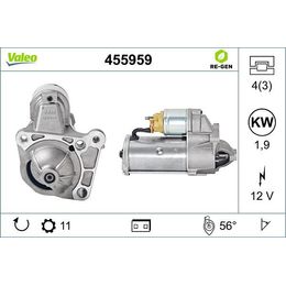 Valeo Starter REMANUFACTURED PREMIUM 455959 f&uuml;r Opel Vaughall MITSUBISHI RENAULT Suzuki NISSAN