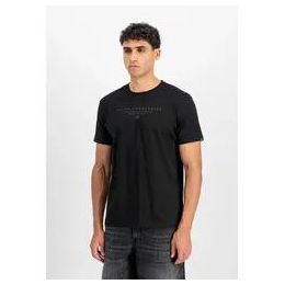 T-Shirt Alpha Industries "DTM Alpha T-Shirt", Damen, Gr. XXL, schwarz, Obermaterial: 100% Baumwolle, Shirts T-Shirt