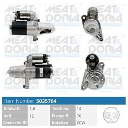 MEAT & DORIA MEAT & DORIA Starter 5035764 f&uuml;r Chrysler MITSUBISHI