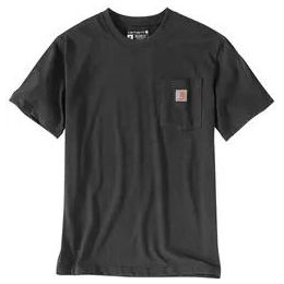 T-Shirt Carhartt "Pocket", Damen, Gr. L, blau (dunkelblau), Obermaterial: 100% Baumwolle CO., Shirts T-Shirt