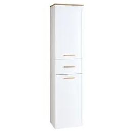 Hochschrank SAPHIR "mit Soft-Close und 4 Glaseinlegeb&ouml;den", wei&szlig; matt, B:45,2cm H:184cm T:32,5cm, Holzwerkstoff, Schr&auml;nke, Hochschrank