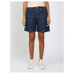 Jeansshorts Gang "94PALOMA SHORTS", Damen, Gr. 34, N-Gr, rinsed longer, Denim/Jeans, Obermaterial: 100% Baumwolle, weit kurz, Jeans Jeansshorts, Light Denim, Wide Fit