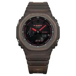 Chronograph Casio G-SHOCK, braun, rot, Armbanduhren, Damen, Chronograph, Quarzuhr, Armbanduhr, Herrenuhr, analog, digital