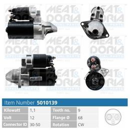 MEAT & DORIA MEAT & DORIA Starter 5010139 f&uuml;r Opel Volvo GM