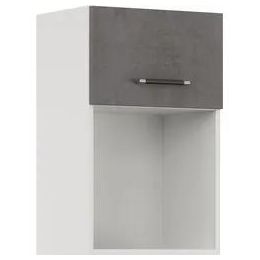 Klapph&auml;ngeschrank IMPULS K&Uuml;CHEN "Prag", in vier Breiten, H&ouml;he: 72,3 cm", grau (beton, optik schiefer dunkelgrau), B:45cm H:72,3cm T:34,2cm, Dekorfolie, Holzwerkstoff, Schr&auml;nke, vormontiert, mit Klappt&uuml;r und offener Nische
