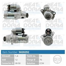 MEAT & DORIA MEAT & DORIA Starter 5020292 f&uuml;r NISSAN