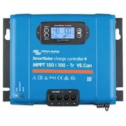 Solarladeregler VICTRON ENERGY "&raquo;Solar Charge Controller MPPT Victron SmartSolar 150/100-Tr VE.Can&laquo;", blau, B:29,5cm H:21,6cm T:10,3cm, Aluminium, Spannungsregler