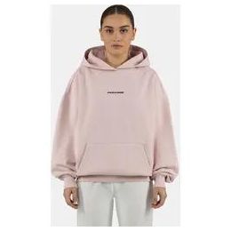 Kapuzensweatshirt Pegador "ATNA LOGO OVERSIZED HOODIE", Herren, Gr. XL, washed powder pink, Sweatware, Obermaterial: 80% Baumwolle, 20% Polyester, bedruckt, oversize normal, Rundhals, Rippb&uuml;ndchen, Sweatshirts, Baumwollmischung, oversize