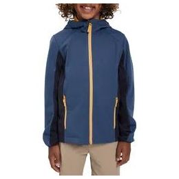 Outdoorjacke MCKINLEY "JU.-UNTERJACKE ABE LT B", Jungen, Gr. 116, navy, navy, Web;Doubleface, Obermaterial: 100% Polyester, kontrastfarbene Details, unifarben, Basic h&uuml;ftbedeckend, elastischer Bund, Jacken Outdoorjacke, kontrastfarbige Eins&auml;tze und Accessoires, mit Kapuze
