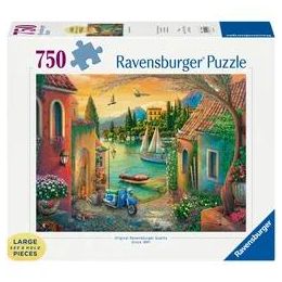 Puzzle Ravensburger "Idyllischer Comer See", bunt, Puzzles, KinderB:80cm H:60cm, Pappe, Motiv, Made in Germany, B:80cm H:60cm