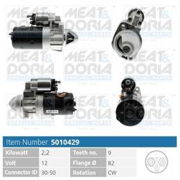 MEAT & DORIA MEAT & DORIA Starter 5010429 f&uuml;r VAG Opel