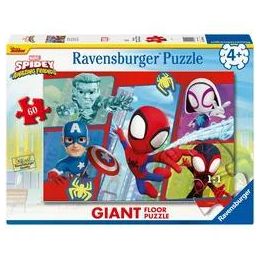 Puzzle Ravensburger "Spidey in Aktion", bunt, Puzzles, KinderB:69cm H:49cm, Pappe, Motiv, Made in Europe, B:69cm H:49cm