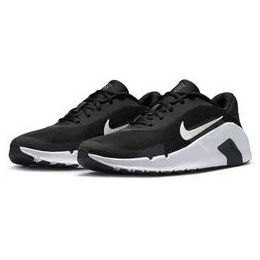 Trainingsschuh Nike "Flex Train", Damen, Gr. 41, schwarz, wei&szlig;, anthrazit, Synthetik, Textil, Schuhe
