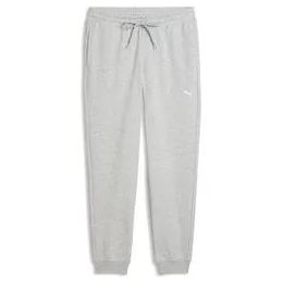 Trainingshose Puma "TAD ESSENTIALS Jogginghose Damen", Herren, Gr. S, Normalgr&ouml;&szlig;en, light gray heather, Obermaterial: 30% Polyester, 70% Baumwolle. Taschenfutter: 100% Baumwolle. Rippe: 97% Baumwolle, 3% Elasthan, regular fit, Hosen Trainingshose