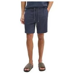 Marc O'Polo Shorts MARC O'POLO "aus weichem Boucl&eacute;-Jersey", Herren, Gr. 3XL, Normalgr&ouml;&szlig;en, faded blau, Obermaterial: 64% Baumwolle, 36% Polyester, unifarben, loose fit kurz, Hosen Shorts