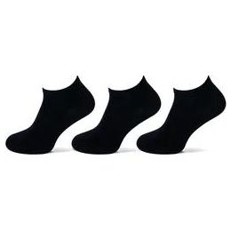Arbeitssocken STAPP "Teckel Socks Sneaker 3er Pack 3 Paar", Gr. 43, schwarz, Obermaterial: 70% Baumwolle CO. 25% Polyester PES. 5% Elasthan EL., Socken