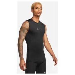 Tanktop Nike "M NP DF TOP SL TIGHT", Herren, Gr. L, schwarz-wei&szlig; (schwarz, wei&szlig;), Obermaterial: 90% Polyester, 10% Elasthan, Tops Tanktop, sportlicher Stil, f&uuml;r Fitness und sportliche Aktivit&auml;ten, &auml;rmellos