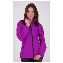 Regenjacke DEPROC ACTIVE "ROBSON WMN II", Damen, Gr. 36/38 (M), pink, 100% Polyester, normal, elastischer Bund mit Gummizug, Jacken Regenjacke, auch in Gro&szlig;en Gr&ouml;&szlig;en erh&auml;ltlich