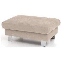 Hocker COTTA "Komaris, B: 100 cm", beige, B:100cm H:45cm T:65cm, Microfaser PRIMABELLE (100% Polyester);Kunstleder SOFTLUX;Feinstruktur (100% Polyester);Kunstleder SOFTLUX/Struktur (100% Polyester);NaturLEDER, Hocker, Hocker, individuell zu kombinieren