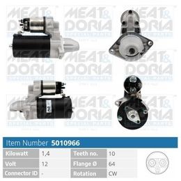 MEAT & DORIA MEAT & DORIA Starter 5010966 f&uuml;r Opel LANCIA