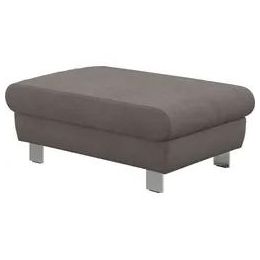 Hocker COTTA "Komaris, B: 100 cm", grau, B:100cm H:45cm T:65cm, 94% POLYESTER (PES) 6%POLYAMID (PA), Hocker, Hocker, individuell zu kombinieren