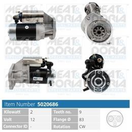 MEAT & DORIA MEAT & DORIA Starter 5020686 f&uuml;r NISSAN MITSUBISHI