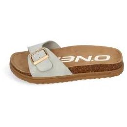 O`Neill Sandale O'NEILL "SOLANA SLIDER WOMEN LOW", Damen, Gr. 39, frosty gr&uuml;n, Synthetik, Schuhe Sandale