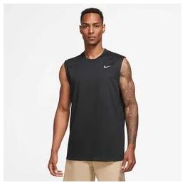 Tanktop Nike "Dri-FIT Legend Men's Sleeveless Fitness T-Shirt", Herren, Gr. M, schwarz, Obermaterial: 100% Polyester, Tops Tanktop, lockere Passform, aus weichem Material