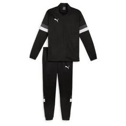 Trainingsanzug Puma "TEAMRISE TRACKSUIT", Herren, Gr. L, Puma schwarz, Puma schwarz, Trikot, Obermaterial: 100% Polyester, unifarben, regular fit, Sportanz&uuml;ge Trainingsanzug, zweiteiliges Set, Regular Fit, ohne Kapuze