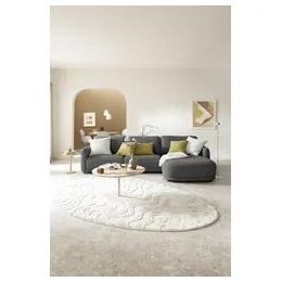 Sch&ouml;ner Wohnen Ecksofa "Wonder, Organische Eck-Lounge f&uuml;r dein Zuhause", anthrazit, B:318cm H:86cm T:188cm, 100% Polyester, SCH&Ouml;NER WOHNEN-KOLLEKTION, Sofas, Ecksofa, Sanfte Kurven, Kammerkissen-Komfort & maximale Entspannung