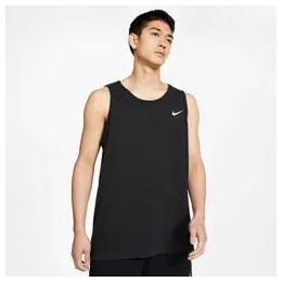 Tanktop Nike "Dri-FIT Men's Training Tank", Herren, Gr. M, schwarz, Obermaterial: 57% Baumwolle, 43% Polyester, Tops Tanktop, sportlicher Stil, f&uuml;r Fitness-Aktivit&auml;ten, weiches Material