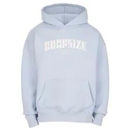 Kapuzensweatshirt DROPSIZE "Dropsize SUCCESS GLITCH HOODIE", Herren, Gr. S, baby blau, 70% Baumwolle, 30% Polyester, bedruckt, Sweatshirts