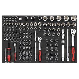 SONIC EQUIPMENT Werkzeugmodul Bitsatz 1/4, 3/8 und 1/2 SFS-M 139-tlg. 313902