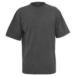 T-Shirt Urban Classics "Urban Classics Herren Tall Tee", Damen, Gr. 3XL, charcoal, 100% Baumwolle, unifarben, oversize, Rundhals, Shirts T-Shirt