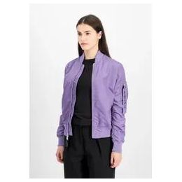 Bomberjacke Alpha Industries "MA-1 VF Light W", Damen, Gr. XS, violet storm, Obermaterial: 100% Nylon, Futter: 100% Nylon, Jacken Bomberjacke