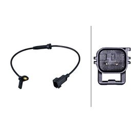 Hella Sensor, Raddrehzahl 6pu358216231 Hinterachse f&uuml;r JAGUAR