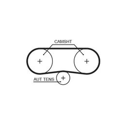 GATES Zahnriemensatz k045565xs f&uuml;r VW