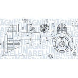 MAGNETI MARELLI Starter 063720660010 f&uuml;r NISSAN
