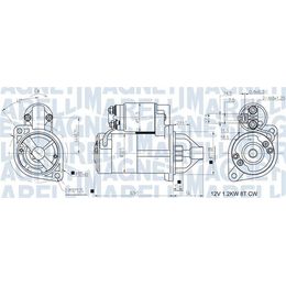 MAGNETI MARELLI Starter 063721433010 f&uuml;r KIA