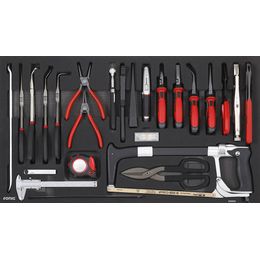 SONIC EQUIPMENT Zangen-Set Zangen- und Schneidewerkzeugsatz SFS-L 26-tlg. 602605