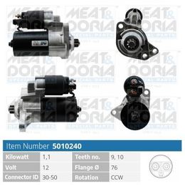 MEAT & DORIA MEAT & DORIA Starter 5010240 f&uuml;r Ford VAG