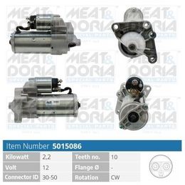 MEAT & DORIA MEAT & DORIA Starter 5015086 f&uuml;r Opel Vaughall NISSAN RENAULT