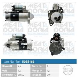 MEAT & DORIA MEAT & DORIA Starter 5035166 f&uuml;r Opel MITSUBISHI RENAULT
