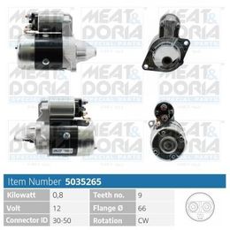 MEAT & DORIA MEAT & DORIA Starter 5035265 f&uuml;r Suzuki MITSUBISHI